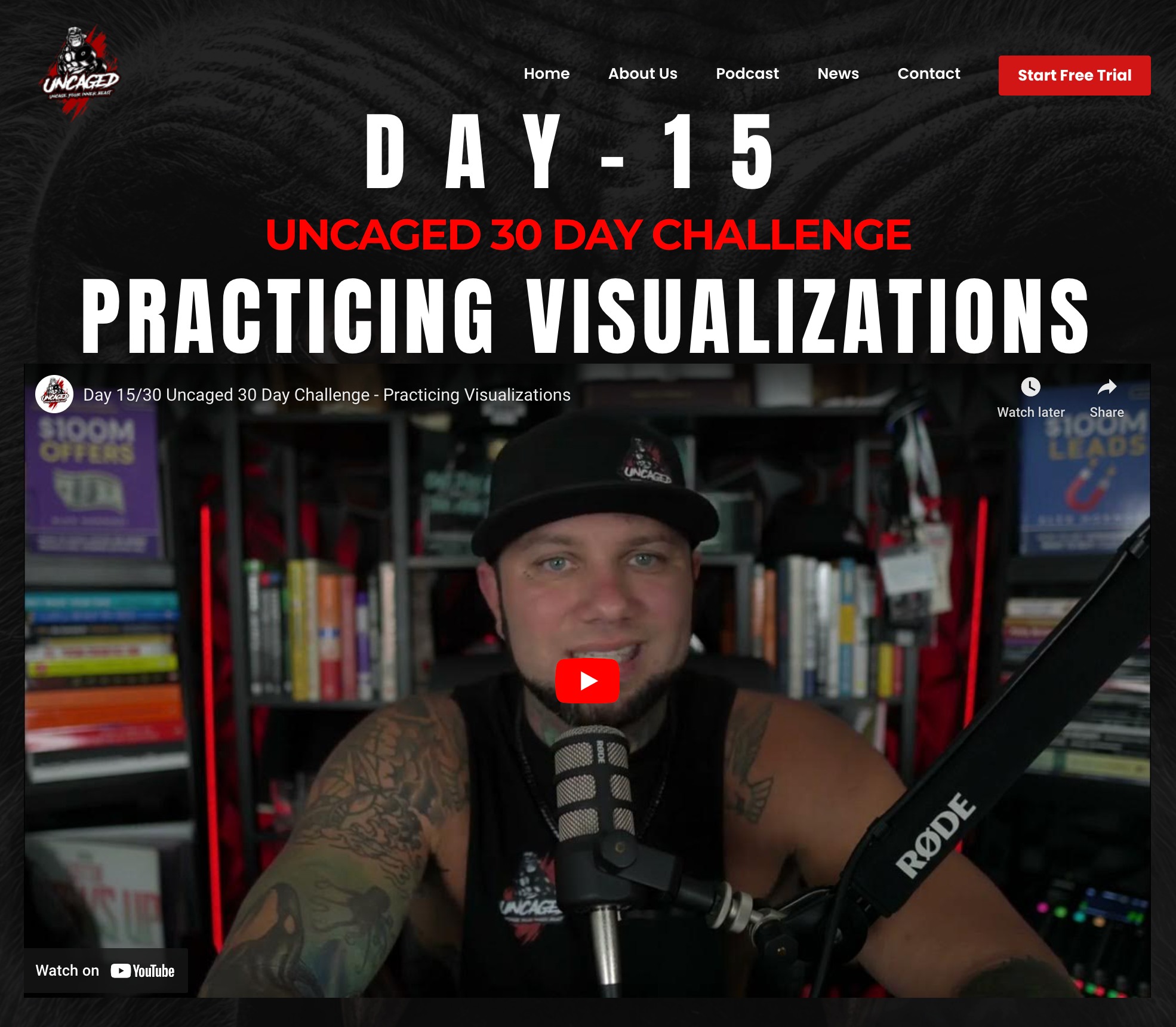 Day 15/30 - Uncaged 30 Day Challenge - Mental Clarity and Focus ...